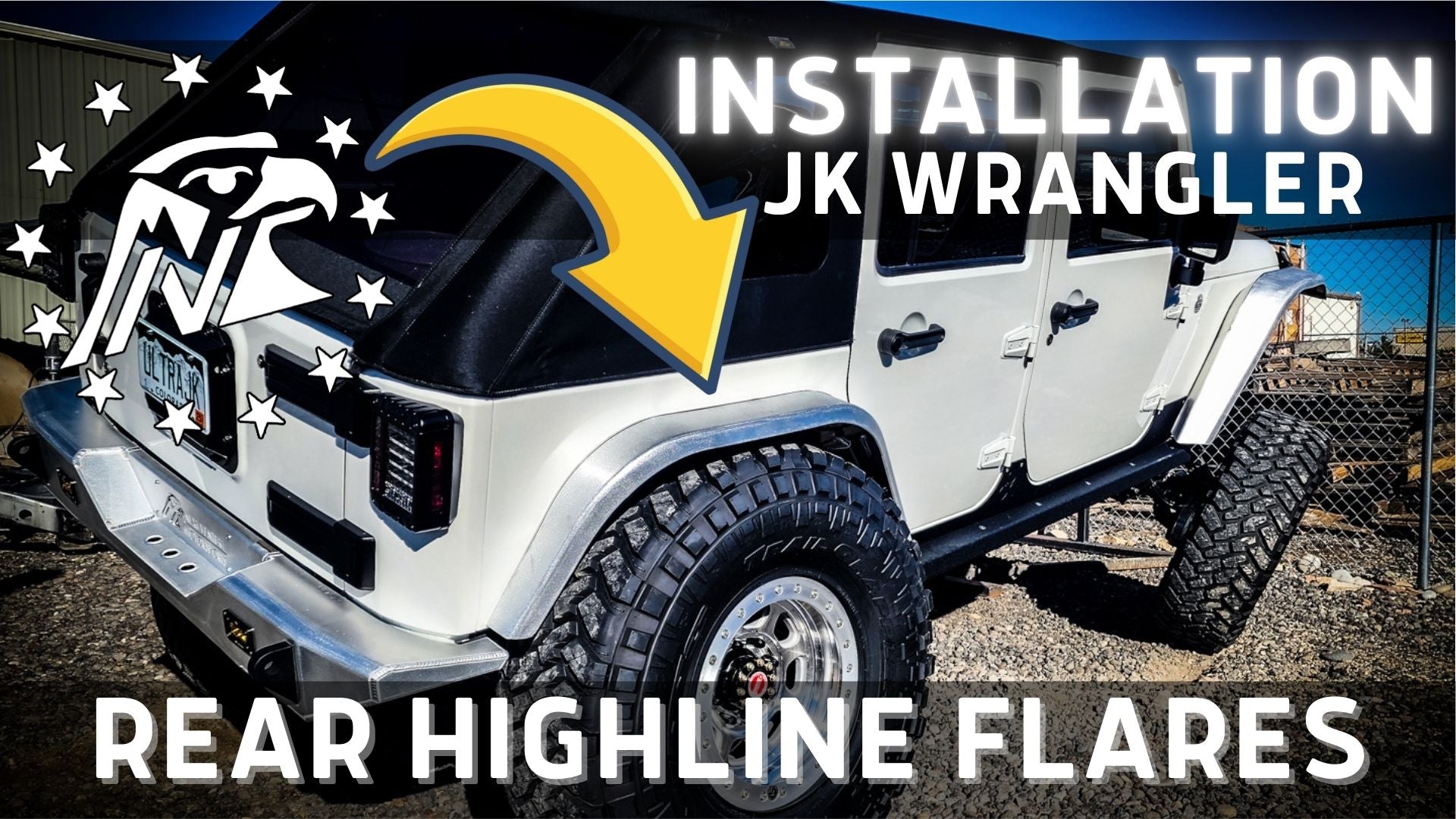 JK Wrangler Aluminum Highline Fender Flares Install (2007–2018) – Next ...