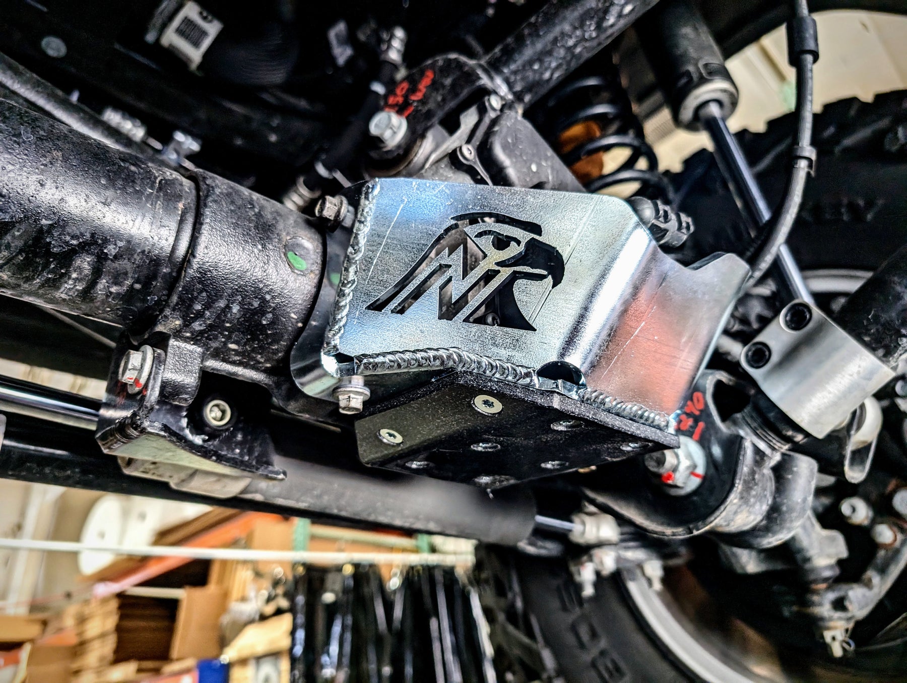 JL/JT FAD Skid with UHMW (Front Axle Disconnect Skid for M210 Axles ...