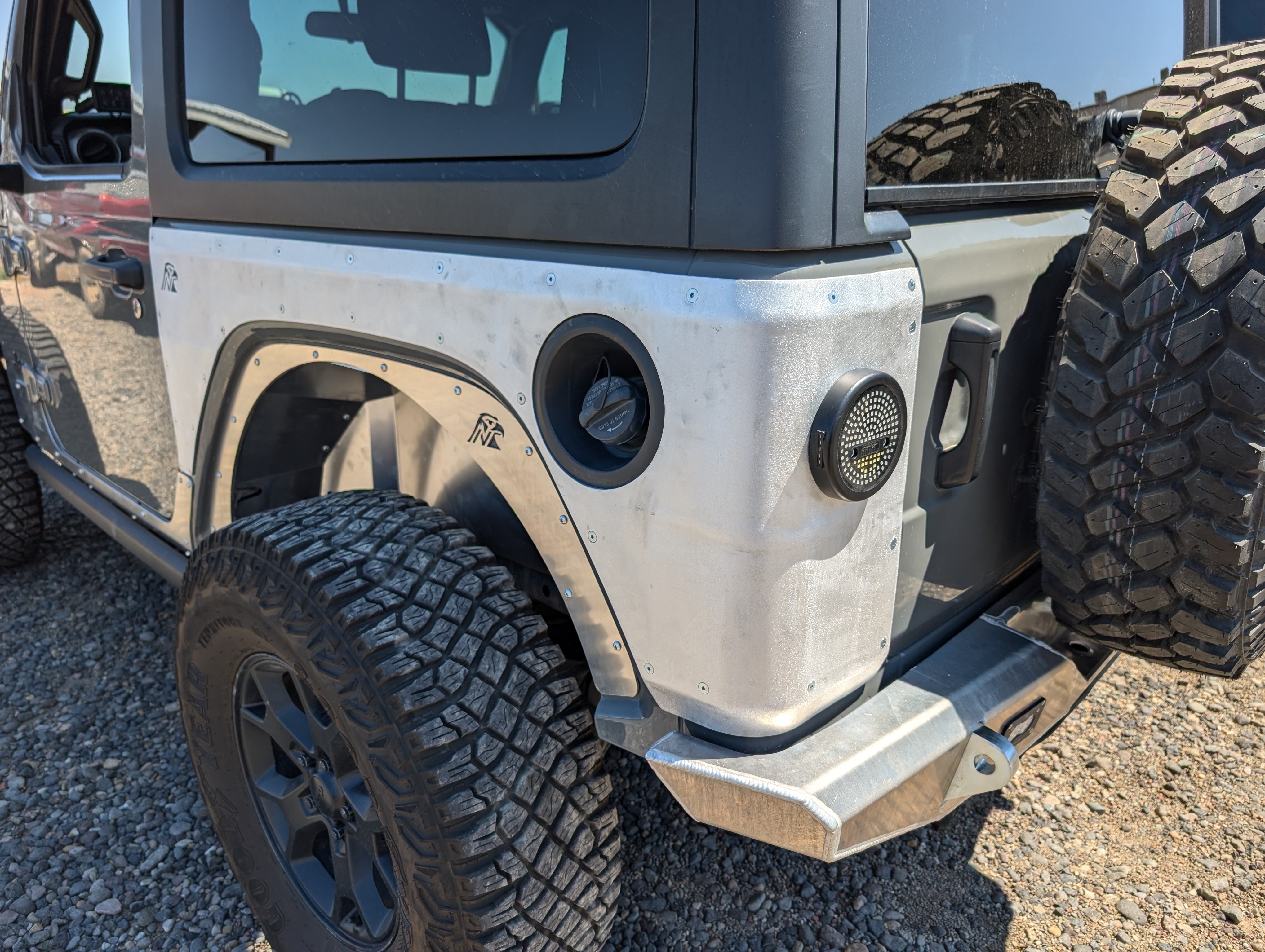 JL 2 Door Rear Corner Armor (Blank/Full) – Next Venture Motorsports LLC