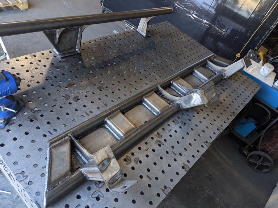 JLU Rock Sliders - Frame Mounted - Rimrocker Series – Next Venture ...